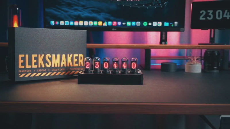 EleksMaker EleksTube IPS Digital Nixie Tube Clock | Official Direct